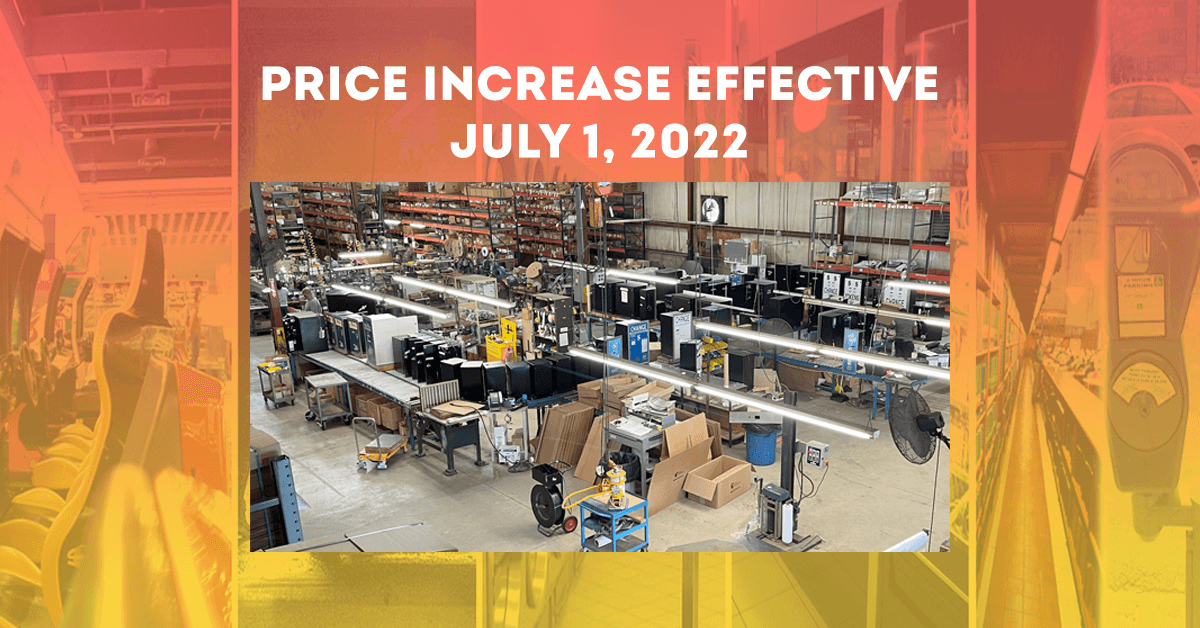 ANOTHER PRICE INCREASE EFFECTIVE JULY 1st - Standard Change-Makers