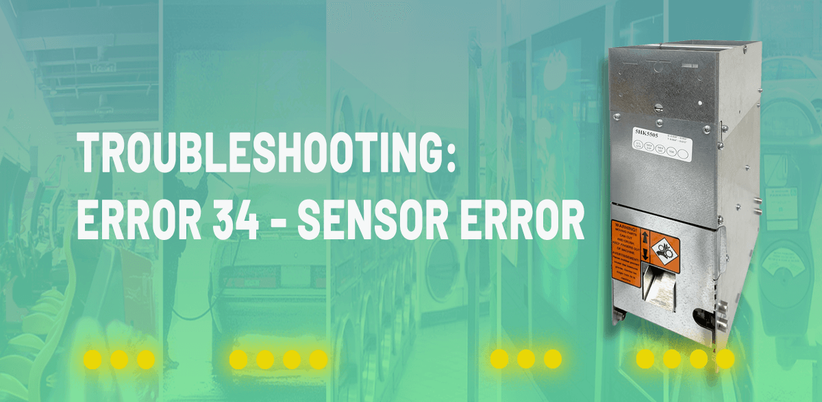 Troubleshooting Hopper Sensor Error - "ERROR 34" - Standard Change-Makers